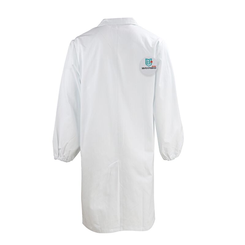 Wear-Resistant Buttoned Coveralls Cotton Lab Coat - Baymro Medical ...