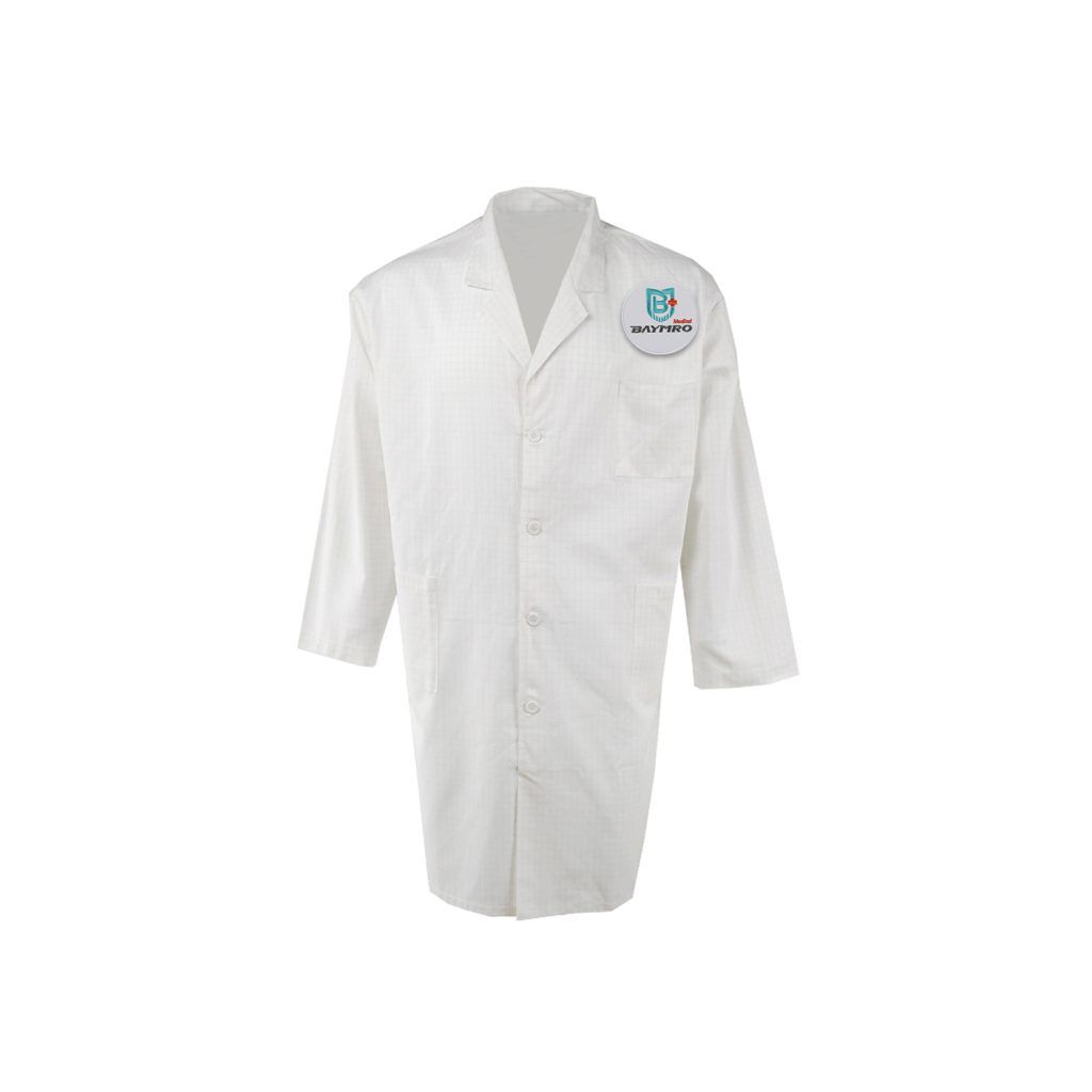 Anti-stat ESD white Lab Coat - Baymro Medical offer Medical apparel and ...